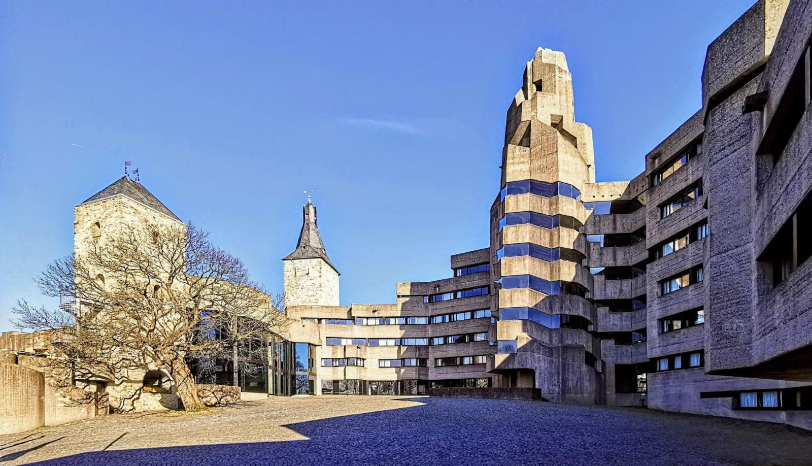 Rathaus Bensberg Bergisch Gladbach, Architektur - baukunst-nrw