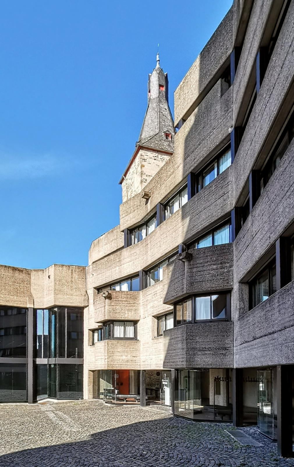 Rathaus Bensberg Bergisch Gladbach, Architektur - baukunst-nrw